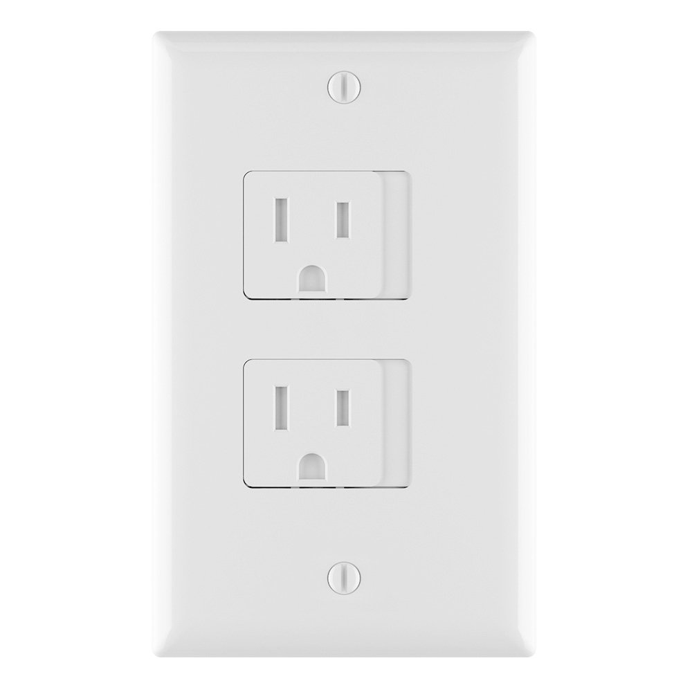 Snapklik.com : 5 Pack - SnapPower SafePlate - For Decor Outlets Self ...