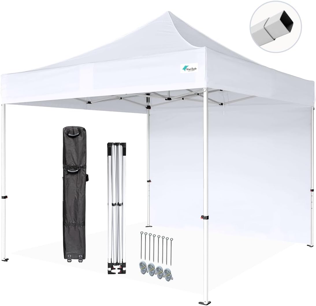 Amazon.com: Westshade 10x10 Commercial Grade Canopy Tent Pop Up with 1 ...