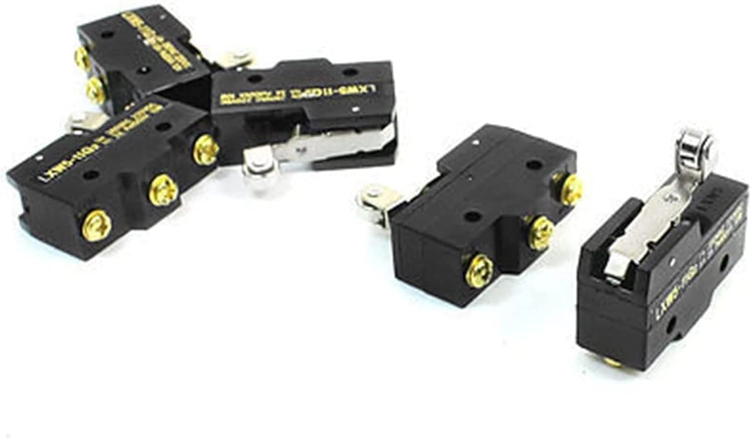 Amazon.com: Micro Switches 5pcs LXW5-11G2 SPDT Momentary Roller Hinge ...