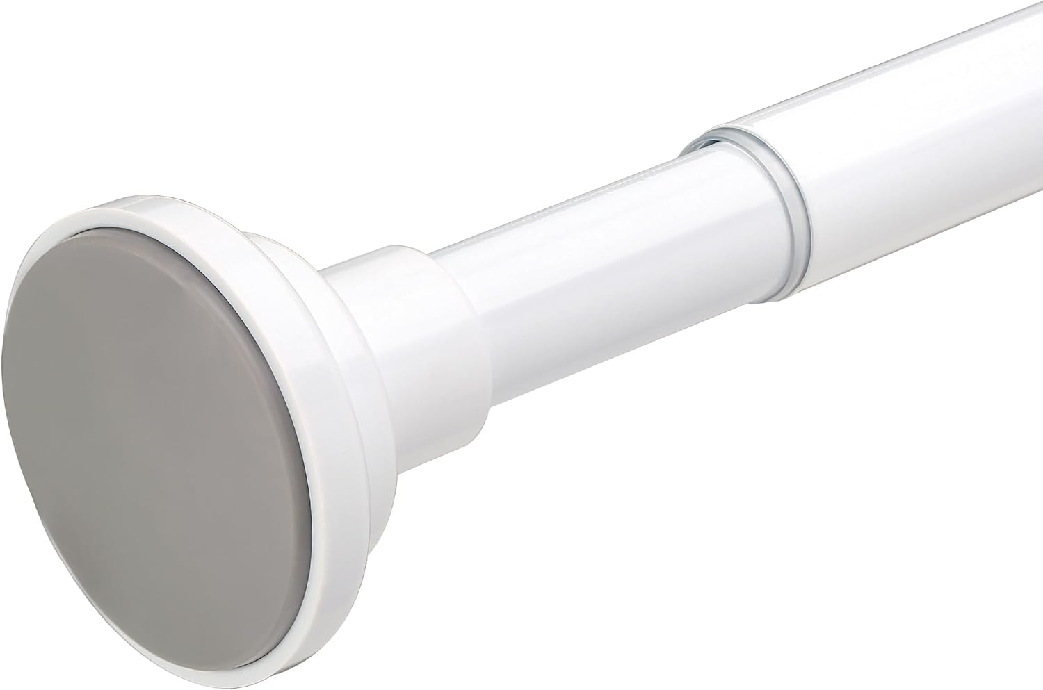 Amazon.com: Shower Curtain Rod, 32-74 Inches Adjustable White Shower ...