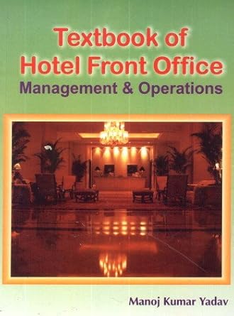 Textbook of Hotel Front Office: Management & Operations: 9788182040496 ...