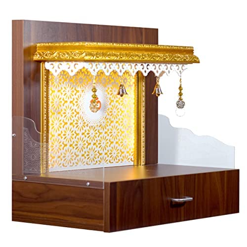 The Mandir Store Wooden Pooja Mandir For Home Temple Home | Desertcart ...