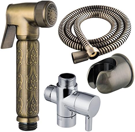 Stainless Steel Self-Cleaning High Pressure Handled Bidet Sprayer ...