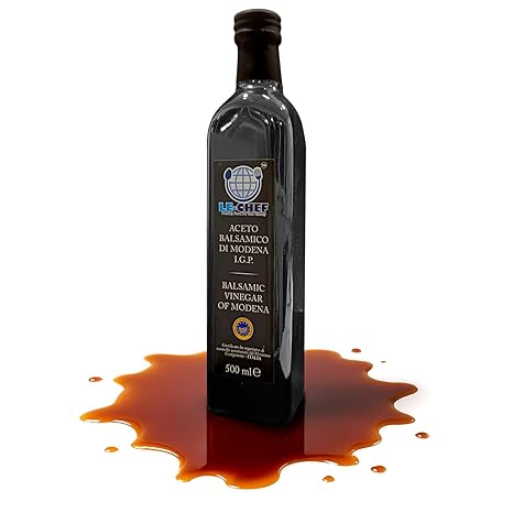 LE-CHEF Balsamic Vinegar IGP 500ml | Authentic Italian Balsamic Vinegar ...