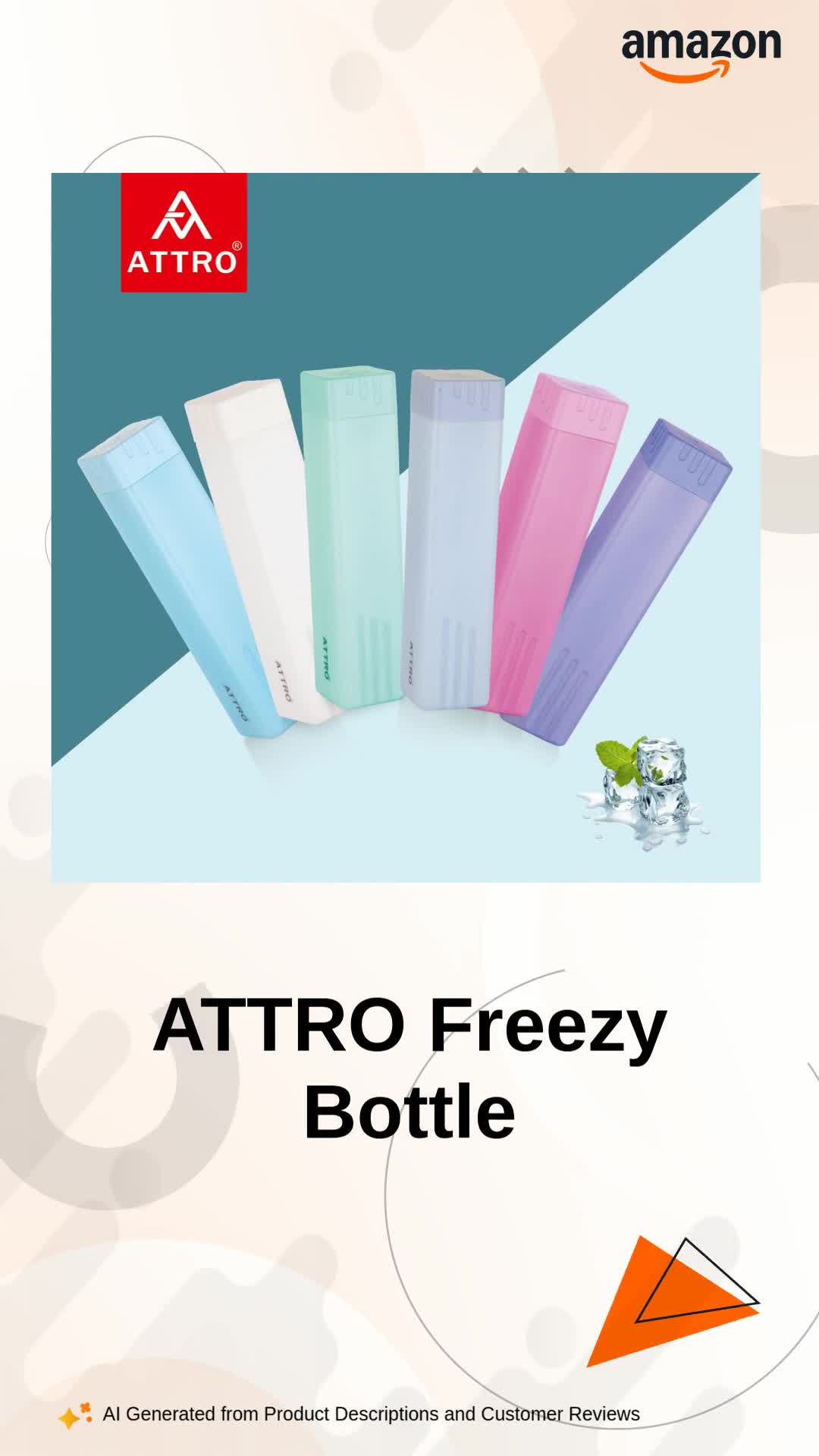 Watch ATTRO Freezy Bottle on Amazon Live