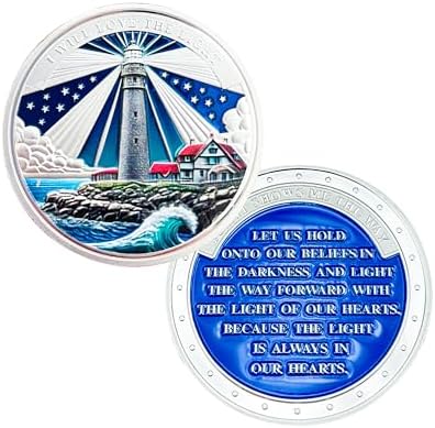 Amazon.com: Beacon Lighthouse Sobriety Challenge Coins — Guiding Light ...