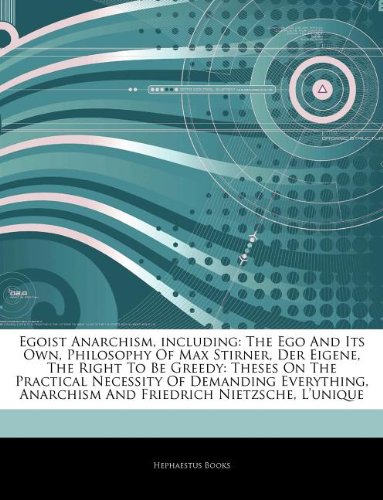 Amazon | Articles on Egoist Anarchism, Including: The Ego and Its Own ...