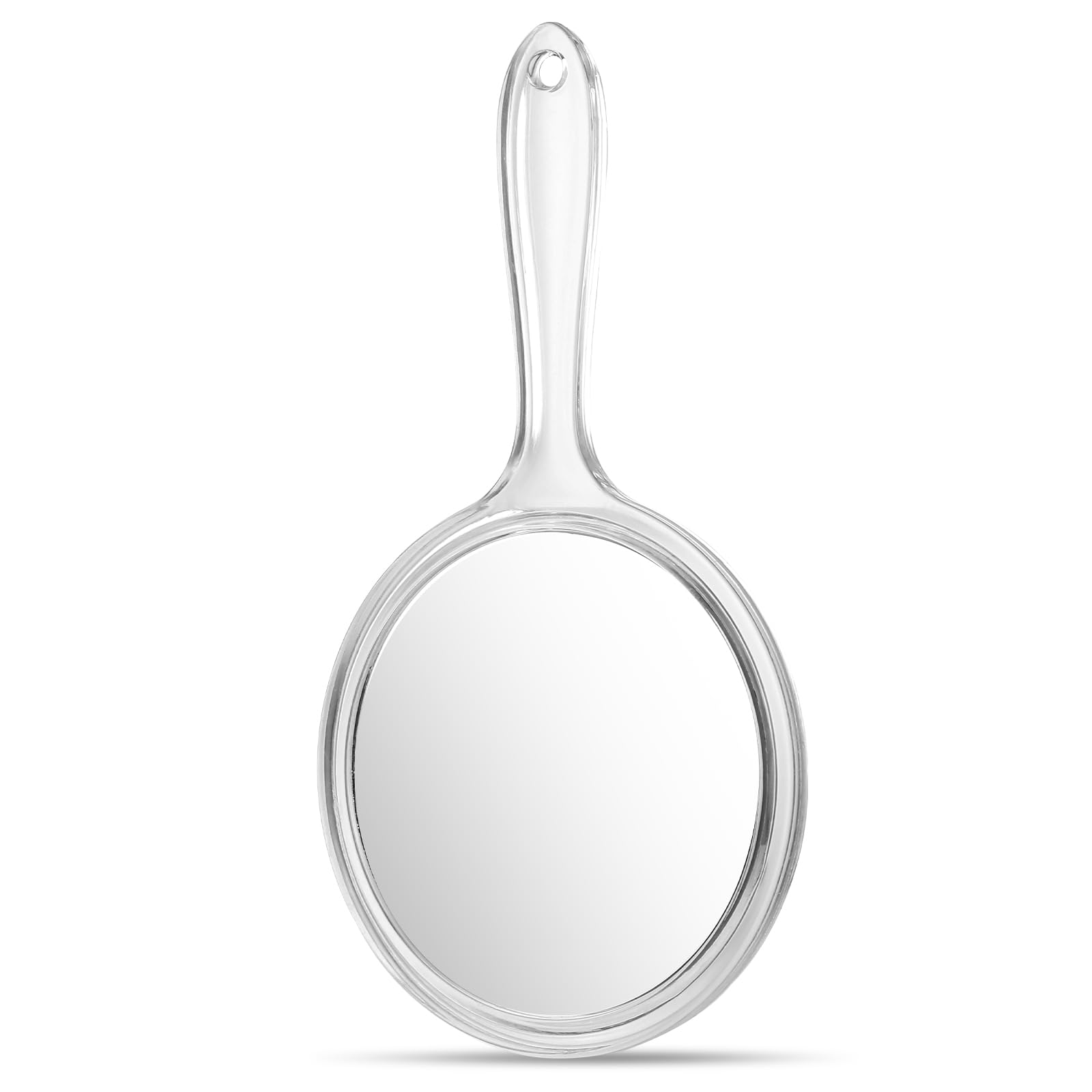 Amazon.com: Dimeho Handheld Mirror 4.5 Inch Double-Sided Hangable Hand ...