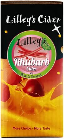 Lilley's Cider Rhubarb 3 Litre Bag In Box : Amazon.co.uk: Grocery