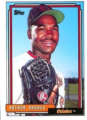 Amazon.com: 1992 Topps Baseball Card #771 Arthur Rhodes : Collectibles ...