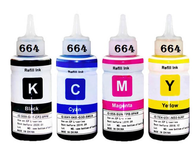 Inkstore Get Quality Prints with T664 Refill Ink for Epson L130, L360 ...