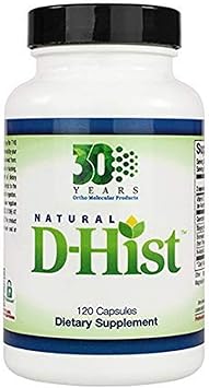 Amazon.com: Ortho Molecular Product Natural D-Hist - 120 Capsules ...