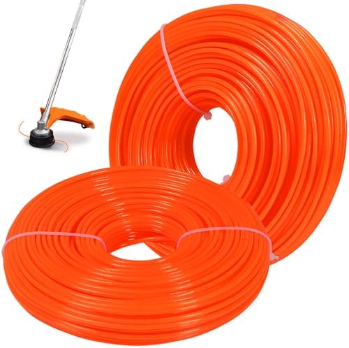 Amazon.com : String Trimmer Line 0.095-Inch, 328 Feet 2.4mm Round Nylon ...
