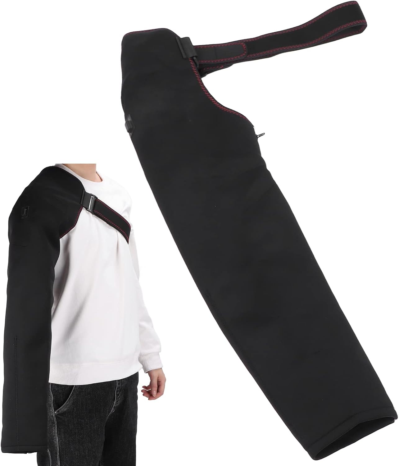 Amazon.com: Sonew Heating Full Arm Sleeve Brace, USB Shoulder Massage ...