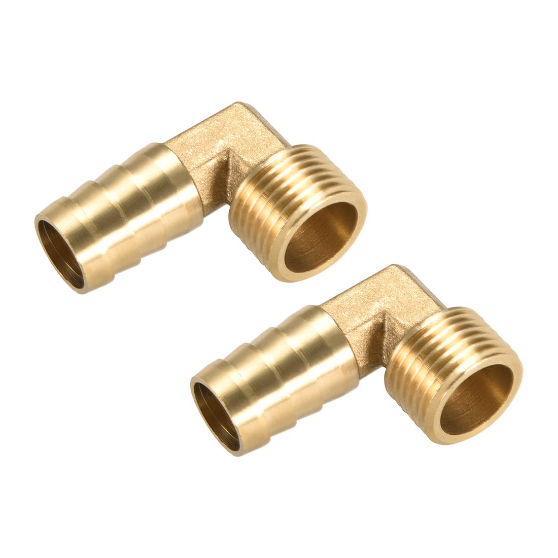 M METERXITY Brass Hose Barb Fittings – 90 Degree Elbow Brass 16mm ...