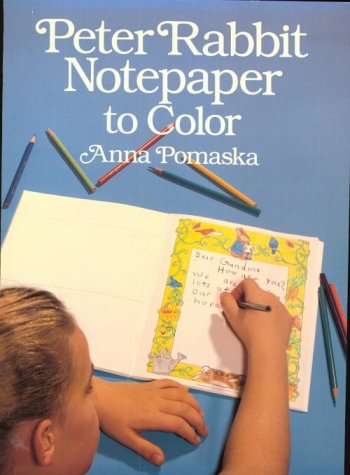 Amazon.com: Peter Rabbit Notepaper to Color: 9780486255675: Pomaska ...