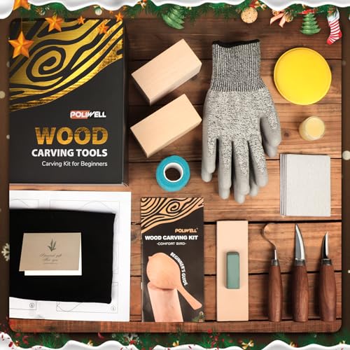 Snapklik.com : Wood Whittling Kit 18PCS Comfort Bird DIY Wood Carving ...