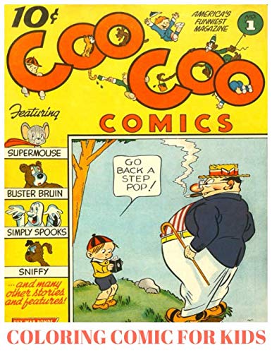 Coloring Comic for Kids: Coo Coo Comics #1 (Coloring Comics for Kids ...