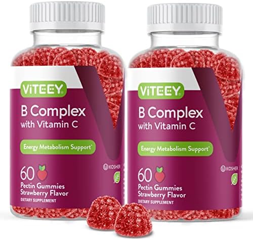Amazon.com: Solaray Vitamin B-Complex Chewables, Strawberry, Healthy ...