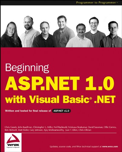 Amazon.com: Beginning ASP.NET 1.0 with Visual Basic.NET (Programmer to Programmer) eBook : Goode ...