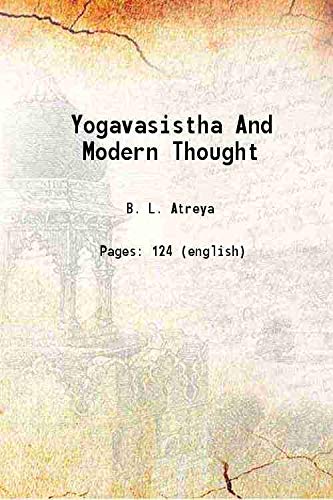 Amazon.in: Buy Yogavasistha And Modern Thought 1934 Book Online at Low ...