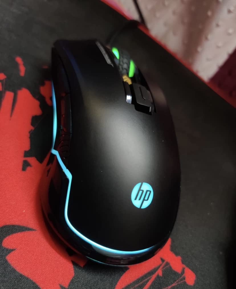 Amazon.in: Buy HP G360 RGB Backlighting USB Wired Gaming Mouse with 6 ...