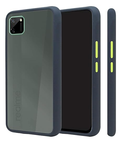 Navnika® Smoke Protective Back Cover for Realme C11, Hard Clear Back ...