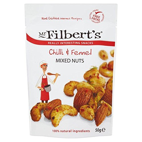 Amazon.com: Mr Filberts Chilli & Fennel Mixed Nuts - 50g (0.11lbs ...