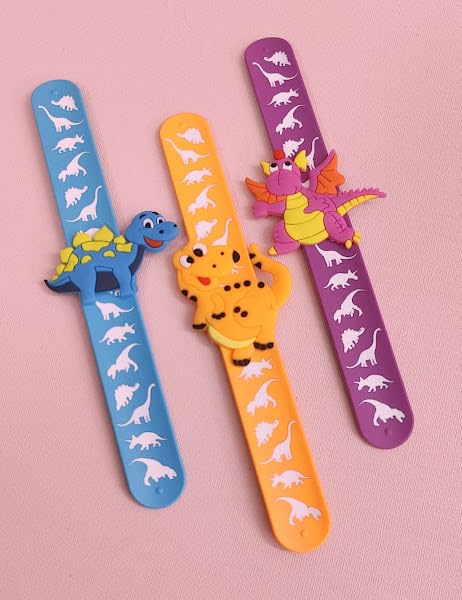 Buy TERA 13 Dinosaur Slap Bracelet For Kids (3 pcs) Cartoon Slap Band ...