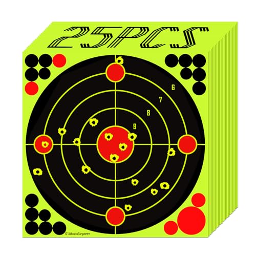 Snapklik.com : ATFLBOX Shooting Target 12Inch Bulleye Super Splatter ...