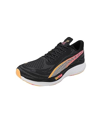 Buy Puma Men, Velocity Nitro™ 3, Black-Silver-Sun Stream, Sneaker, 6UK ...