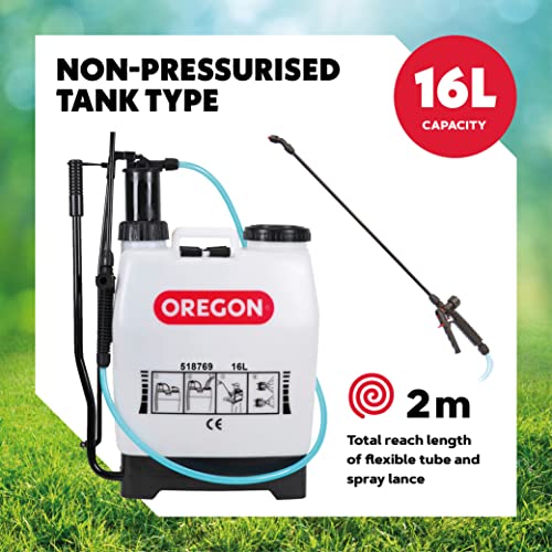 Oregon 518769 Backpack Pressure Garden Chemical / Weed Killer Sprayer ...