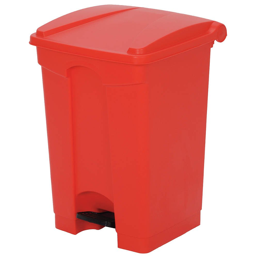 Amazon.com: 12 gal. Square Red Trash Can : Home & Kitchen