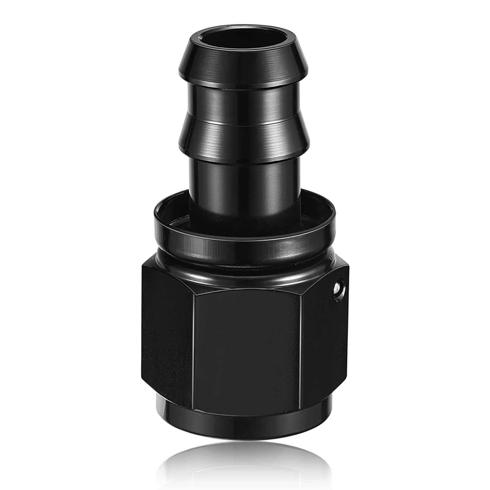 Snapklik.com : 10AN Straight Push Lock Hose End Fitting Aluminum Female ...