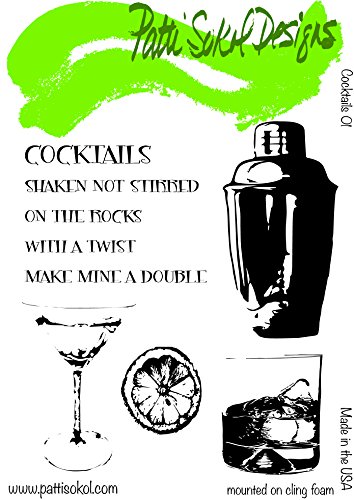 Amazon.com: Cocktail Themed Stamps : Arts, Crafts & Sewing