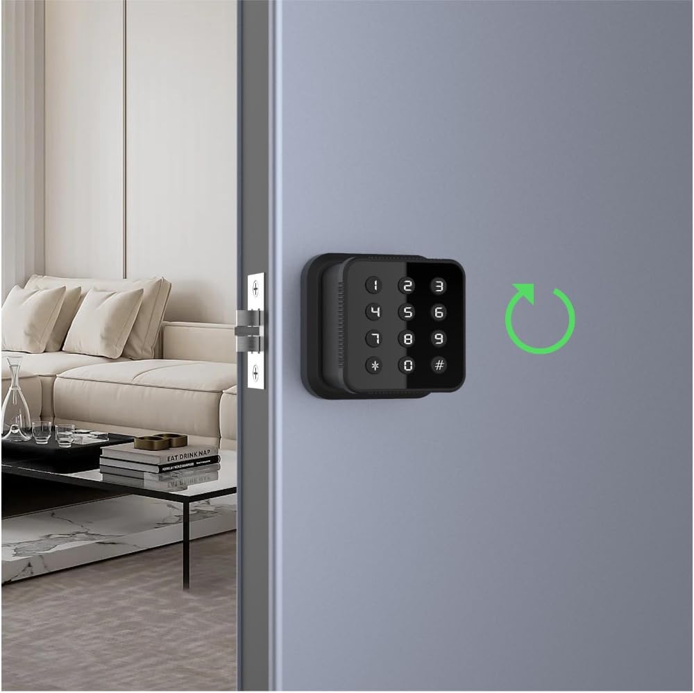 GOODUM Door Knob with Keypad, Keyless Entry Locks, Biometric Door Locks ...