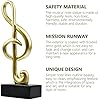 Amazon.com: inheming Musiccal Note Statues, Gold Music Note Ornaments ...
