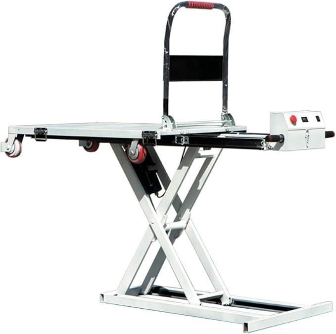 Amazon.com: ZGSDTF On-Board Electric Hydraulic Lift Trolley, Folding ...