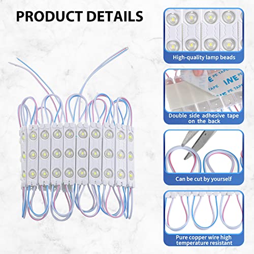 Snapklik.com : 500 Pcs LED Module White 6500K 12W LED Storefront Lights ...