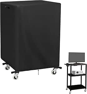 Amazon.com: Kingling AV Cart Cover, Waterproof Rolling Media Cart Cover ...