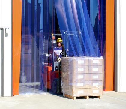 Clearway Door, High Wind Strip Doors- 14 Ft Wide, Hwsd-1411, W X H: 14 ...