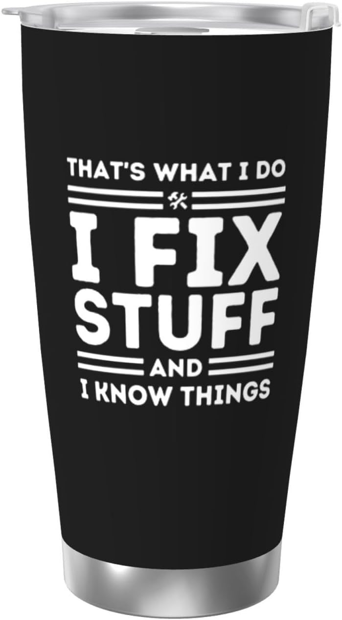 Amazon.com | vroos That's What I Do I Fix Stuff and I Know Things ...