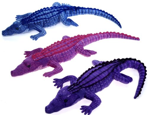 Buy 41" Jumbo Blue Alligator Gator Plush Stuffed Animal Toy by Fiesta ...