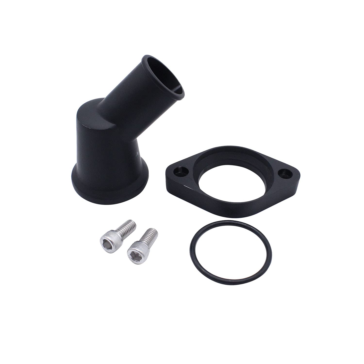 Snapklik.com : 45Swivel Water Neck Compatible For SBC BBC Polished ...