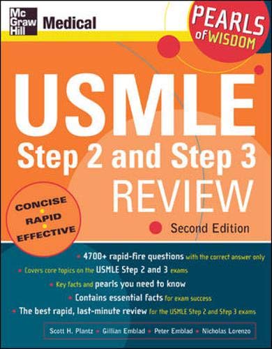 Buy USMLE Step 2 and Step 3 Review: Pearls of Wisdom, Second Edition ...
