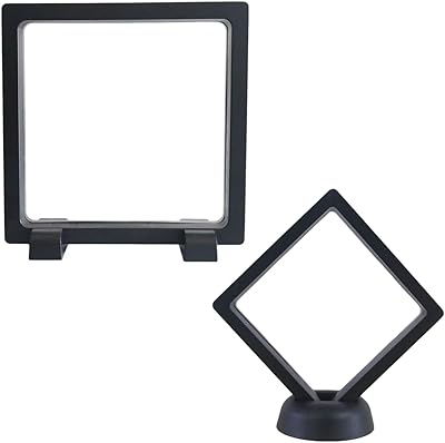 Amazon.com - QUMENEY 3D Floating Frame Display Case, 10 PCS Transparent Display Floating Frame ...