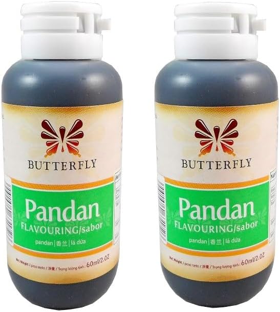 Amazon.com: Butterfly Pandan Flavor 60ml / 2oz (Pack of 2) - Product of ...