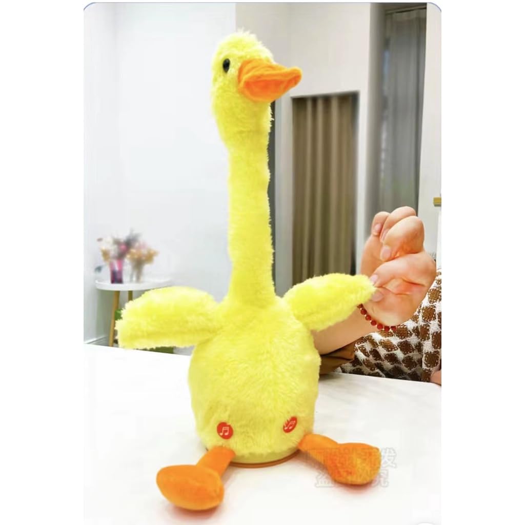 Buy Toyfinity Dancing Duck Plush Toy Wriggle & Singing Recording Repeat ...