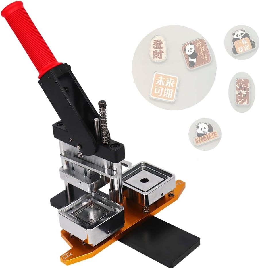 Photo Magnet Machine, DIY Fridge Magnets Pin Maker Machine, 50 * 50mm ...