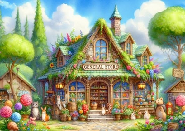 Amazon.co.jp: KIC-himawari 【国内製造】 総合芸術家 燈 akari-357 A3サイズ 四角型 フルダイヤモンドアートキット : ホビー